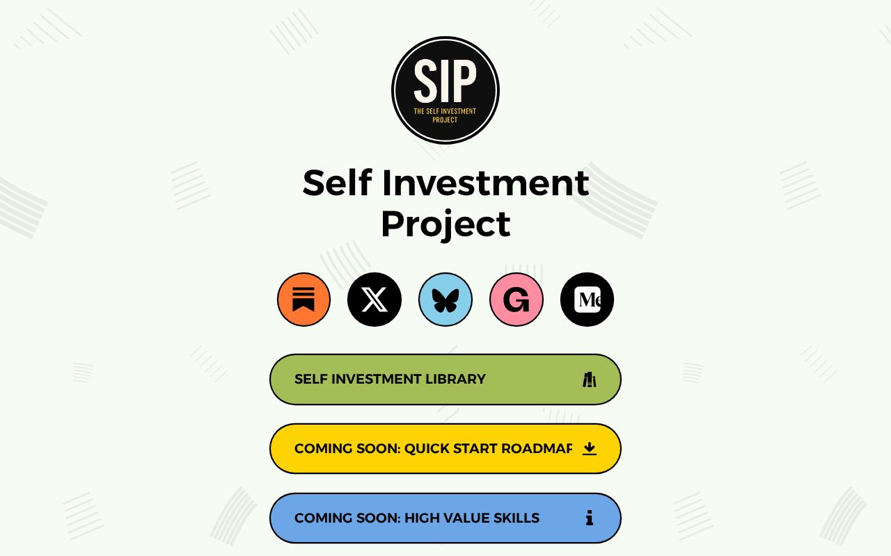 Self Investment Project